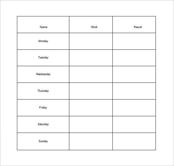 How To Make Good Schedule Using 5 Chore List Template Types