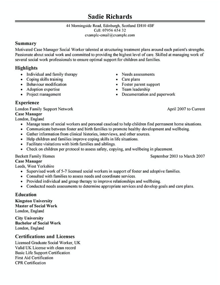 Case Manager Resume case-manager-resume