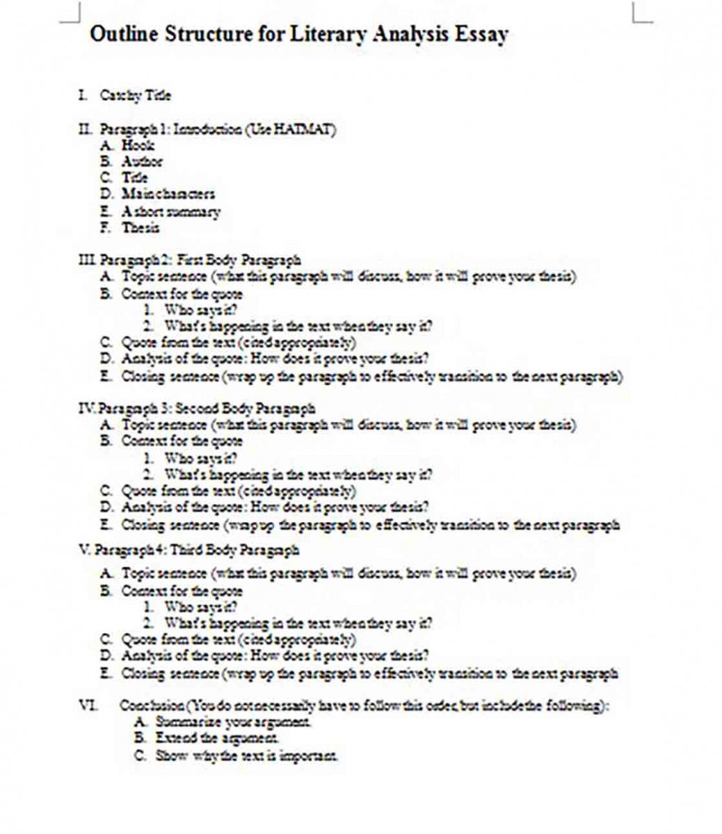Essay Outline Example And How To Write A Good Outline Essay Outline Example And How To Write A Good Outline