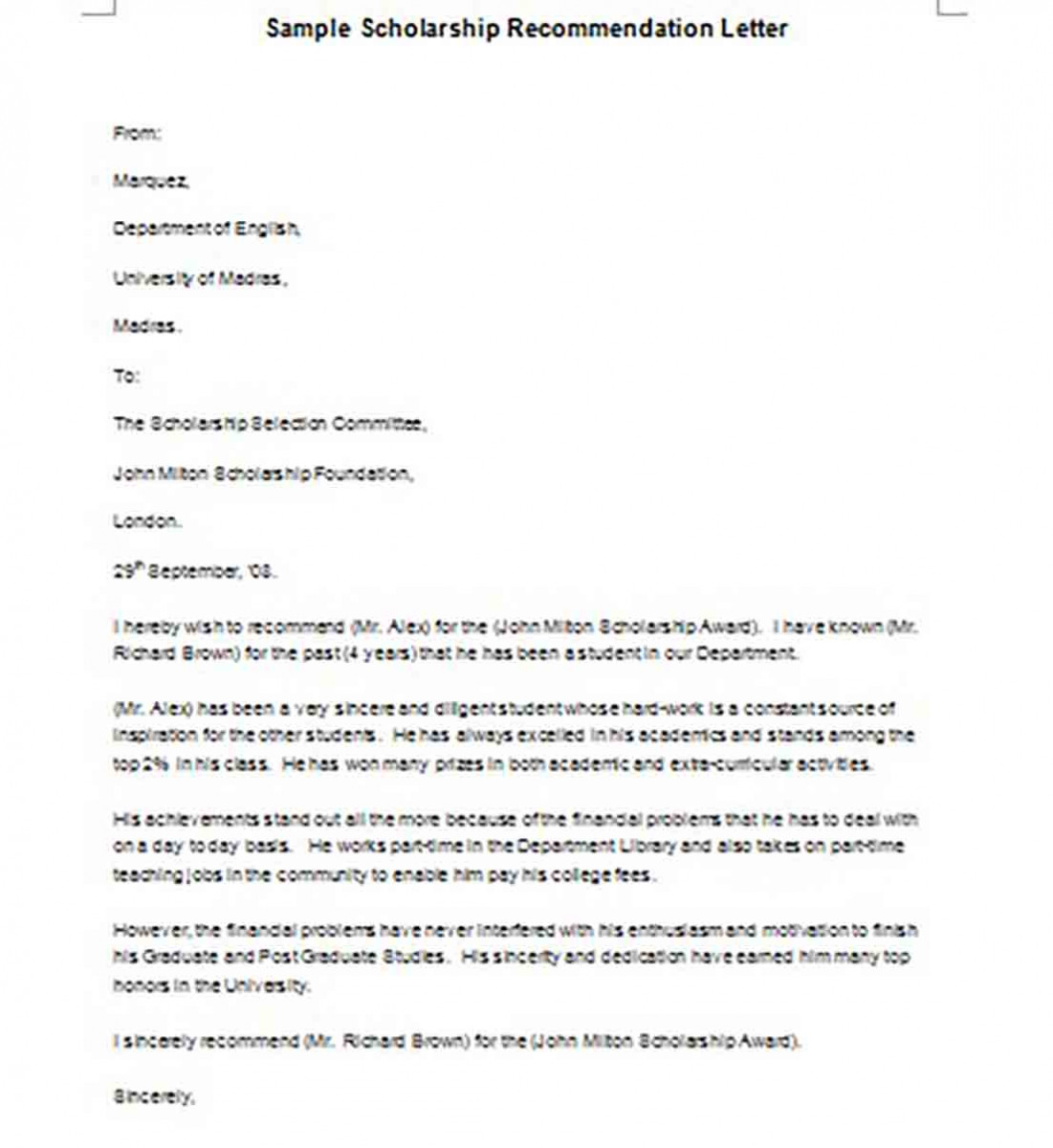 Pistol Permit Letter Of Recommendation Sample