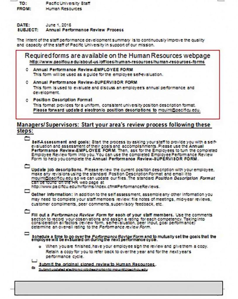 Employee Review Form and How You Get to Use It for Yours and Employees ...