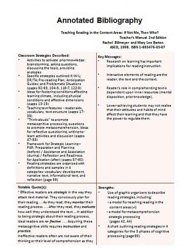 Annotated Bibliography Generator