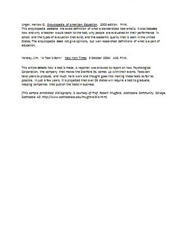 Annotated Bibliography Generator